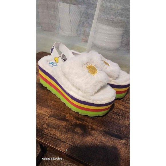 YRU | Shoes | Yru X Teletubbies Slide On Platforms Size 9 | Poshmark